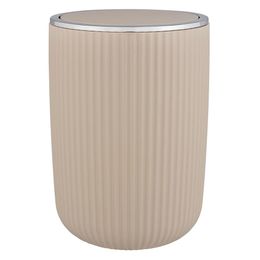 Wenko Schwingdeckeleimer "Agropoli" in Beige - 5,5 l - 36% | Muelleimer