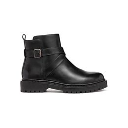 Geox Leder-Boots "Bleyze" in Schwarz - 52% | Gr&ouml;&szlig;e 40 | Damen-stiefel
