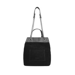 Wojas Leder-Henkeltasche in Schwarz - (B)32 x (H)34 x (T)14 cm - 44% | Damen-taschen