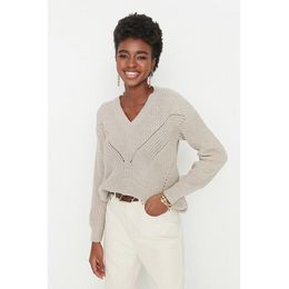 Trendyol Pullover in Sand - 58% | Gr&ouml;&szlig;e S | Damen-pullover-cardigans