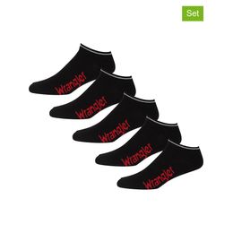 Wrangler 5er-Set: Socken "Tennent" in Schwarz - 36% | Gr&ouml;&szlig;e 43-46 | Herrensocken