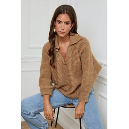 L'armoire de Suzette Pullover in Camel - 71% | Gr&ouml;&szlig;e 38/40 | Damen-pullover-cardigans