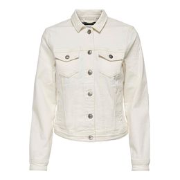 Only Jeansjacke in Creme - 15% | Gr&ouml;&szlig;e 38 | Damenjacken