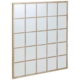 Mid.you Wandspiegel, Klar, Glas, Holzwerkstoff, quadratisch, 100x100x1.5 cm, Spiegel, Wandspiegel