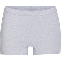 w&auml;schepur Damen Longpanty im Vorteilspack grau-meliert Gr&ouml;&szlig;e 52/54