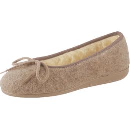 CR&Eacute;ATION L Damen Hausschuh beige Gr&ouml;&szlig;e 37