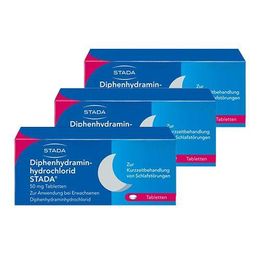 Diphenhydraminhydrochlorid STADA 50 mg Tabletten (3x20 St) 3 St