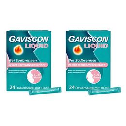 Reckitt Benckiser Deutschland GmbH 2x Gaviscon Liquid 500 mg/267 mg/160 mg 240 ml