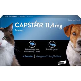 Capstar 11,4 mg Tabletten f.Katzen/kleine Hunde 6 St
