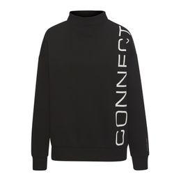 French Connection Sweatshirt Damen Gr&ouml;&szlig;e M schwarz / wei&szlig;