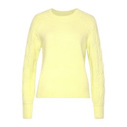 Lascana Pullover Damen Gr&ouml;&szlig;e XXS/XS zitronengelb