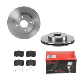 Brembo Bremsensatz, Scheibenbremse 1420-54877 vorne rechts links innenbel&uuml;ftet 235mm f&uuml;r MITSUBISHI KIA MAZDA FORD NISSAN DCY53323Z B5Y83328Z D1Y13323