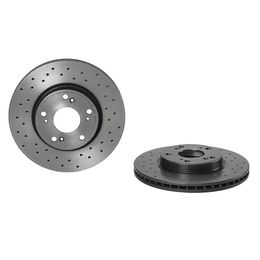 Brembo Bremsscheibe XTRA LINE 09.A455.1X vorne rechts links Gelocht 282mm f&uuml;r HONDA (GAC) CIIMO (DONGFENG) 45251SMGG10 45251SMGG11 45251SNVH00