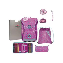 DerDieDas ErgoFlex Easy - Schulranzen Set 5tlg. 950 g (Purple Unicorn) in Sweet Sprinkles | Gr.: onesize