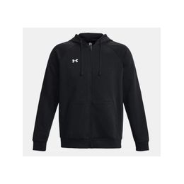 Under Armour Sweatjacke UA RIVAL FLEECE FZ HOODIE in Schwarz | Gr.: S