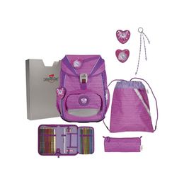 DerDieDas ErgoFlex Light - Schulranzen Set 5tlg. 800g (Purple Unicorn) in Purple Unicorn | Gr.: onesize