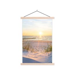 MuchoWow Poster mit Leiste Sonnenuntergang (BxH) | Gr.: 20 x 30 cm