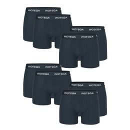 WOTEGA 8er-Set: Boxershorts Joe in Dunkelgrau | Gr.: XS