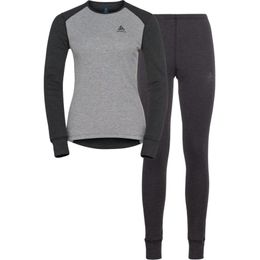 Odlo Baselayer Set Active Warm ECO Special in Grau | Gr.: M