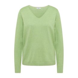 Cecil Pullover in bamboo green melange | Gr.: L