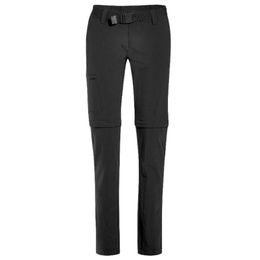 Maier Sports Outdoorhose Inara Slim Zip Off Pants in Schwarz | Gr.: 21
