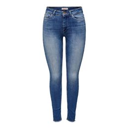 Only Jeans ONLBLUSH MID SK REA1319 skinny in Blau | Gr.: XL/L30