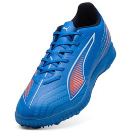 Fu&szlig;ballschuh Puma "ULTRA 6 PLAY TT", Damen, Gr. 40, wei&szlig; (ultra blau, Puma wei&szlig;, glowing rot), Synthetik, Schuhe Fu&szlig;ballschuh, f&uuml;r synthetische Hartpl&auml;tze