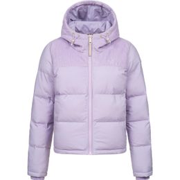Steppjacke Ragwear "Amazze", Damen, Gr. XXL (44), lila (lavendel), Obermaterial: 100% Polyester; Obermaterial Einsatz: 100% Baumwolle; Innenfutter: 100% Polyester; Wattierung: 100% Polyester, gerade h&uuml;ftlang, hoch geschlossener Ausschnitt, &Auml;rmel ohne &Auml;rmelschlitz Rippstrickb&uuml;ndchen, Jacken Steppjacke, Stylische warme Damen Jacke f&uuml;r den Winter
