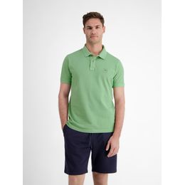 Poloshirt Lerros, Herren, Gr. L, gr&uuml;n (sage gr&uuml;n), Piqu&eacute;, Obermaterial: 100% Baumwolle, unifarben, regular fit taillenbedeckt, Shirts, mit Logo Stickerei