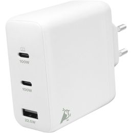 AQIILA USB-Ladeger&auml;t "Chargebird W4 120W (2x USB-C, 1x USB-A)", wei&szlig;, Ladeger&auml;te