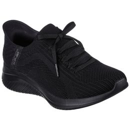Slip-On Sneaker Skechers "ULTRA FLEX 3.0", Damen, Gr. 36, schwarz, Textil, Schuhe, Slipper, Freizeitschuh mit Slip Ins-Funktion f&uuml;r leichten Einschlupf