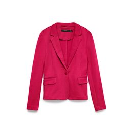 V&eacute;ro Moda VERO MODA Damen Jerseyblazer "VMJULIA LS BLAZER JRS NOOS"jazzy, Gr. 38, unifarben, Jersey, Obermaterial: 66% Polyester, 34% Baumwolle, Blazer