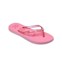 Sandale Roxy "Rg Viva Sparkle", Jungen, Gr. 1(31), plumeria, Schuhe Sandale