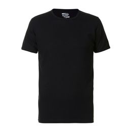 T-Shirt PETROL INDUSTRIES, Herren, Gr. L, schwarz, Obermaterial: 100% Baumwolle, normal, Rundhals, Shirts T-Shirt, must-have