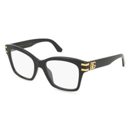 Dolce & Gabbana Dolce&Gabbana DG3419 Brille Damen | Fassung: Vollrand, Quadratisch, Schwarz
