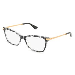 Dolce & Gabbana Dolce&Gabbana DG3393 Brille Damen | Fassung: Vollrand, Panto, Schwarz Gemustert