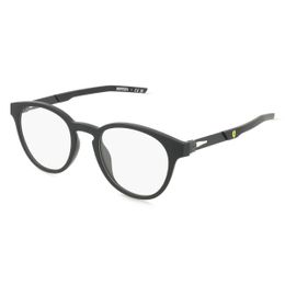 Scuderia Ferrari FZ8019U Brille Unisex | Fassung: Vollrand, Panto, Schwarz Matt