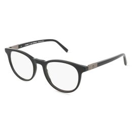 Timberland TB50071 Brille Herren | Fassung: Vollrand, Rund, Schwarz Gl&auml;nzend
