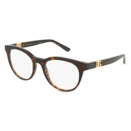 Dolce & Gabbana Dolce&Gabbana DG3399 Brille Damen | Fassung: Vollrand, Panto, Havanna