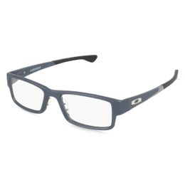 Oakley OX8046 Brille Herren | Fassung: Vollrand, Quadratisch, Blau Matt