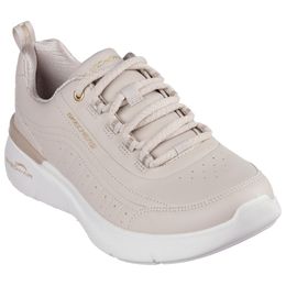Sneaker Skechers "SKECH-AIR DYNAMIGHT 2.0-MODERN GLIMPSE", Damen, Gr. 41, beige (natur), Lederimitat, Schuhe Sneaker, Trainingsschuh, Freizeitschuh mit Memory Foam