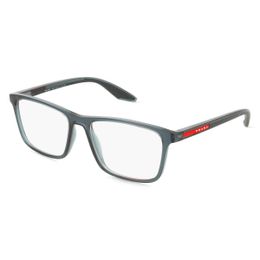 Prada Linea Rossa Sunglasses Prada Linea Rossa PS01QV Brille Herren | Fassung: Vollrand, Pilot, Blau Transparent