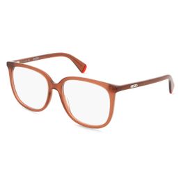 Kenzo KZ50217I Brille Unisex | Fassung: Vollrand, Quadratisch, Braun Gl&auml;nzend