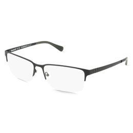 Timberland TB50037 Brille Unisex | Fassung: Vollrand, Eckig, Schwarz Matt