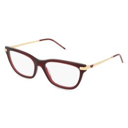 Emporio Armani EA3262 Brille Damen | Fassung: Vollrand, Cat Eye, Bordeaux Gl&auml;nzend
