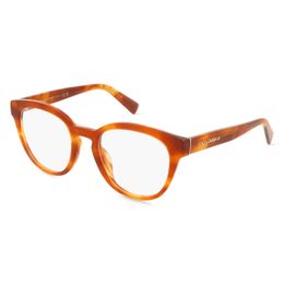 Dolce & Gabbana Dolce&Gabbana DG3421 Brille Herren | Fassung: Vollrand, Panto, Orange Gestreift