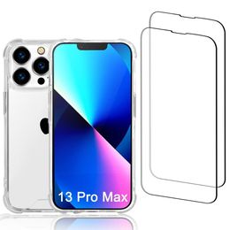 H&uuml;lle iPhone 13 Pro Max und 2 schutzfolien - Recycelter Kunststoff - Transparent