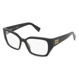Miu Miu MU03VV Brille Damen | Fassung: Vollrand, Eckig, Schwarz
