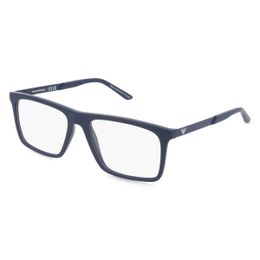 Emporio Armani EA3253 Brille Herren | Fassung: Vollrand, Quadratisch, Blau Matt