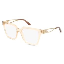 Dolce & Gabbana Dolce&Gabbana DG3376B Brille Damen | Fassung: Vollrand, Quadratisch, Beige Transparent
